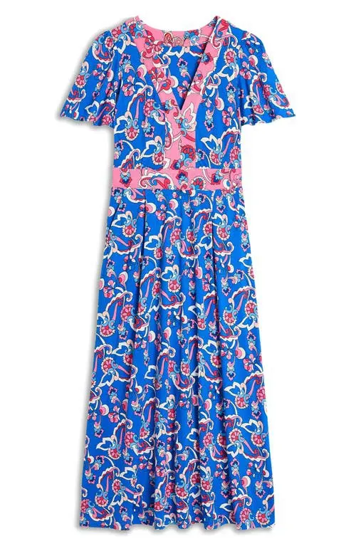 boden a line dress Boden Women's Silvia Boned Bodice Maxi Dress in Pink main image 0