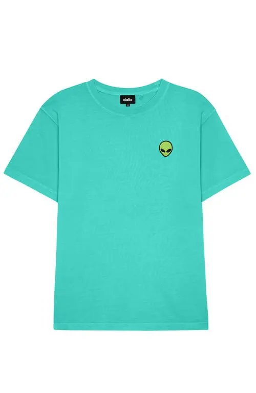 DALIX Alien Midweight Garment Dye Tee - Sea Green