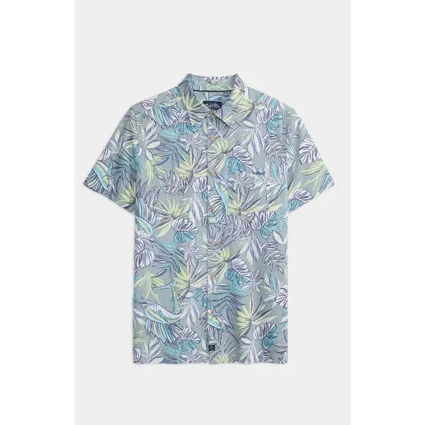 SALT LIFE Canopy Short Sleeve Button Down - Sagebrush