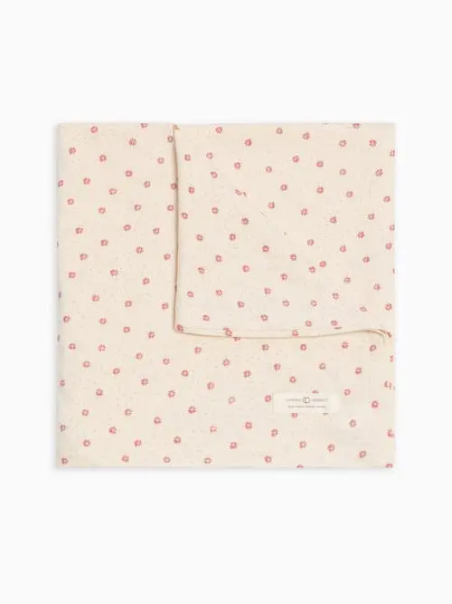COLORED ORGANICS Organic Swaddle Blanket - Carla Floral /punch