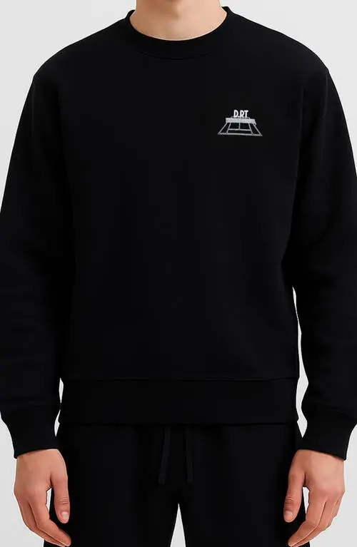 D.RT Cotton Crewneck Sweatshirt