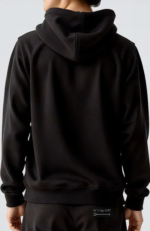 D.RT Classic Heavyweight Cotton Hoodie - Black