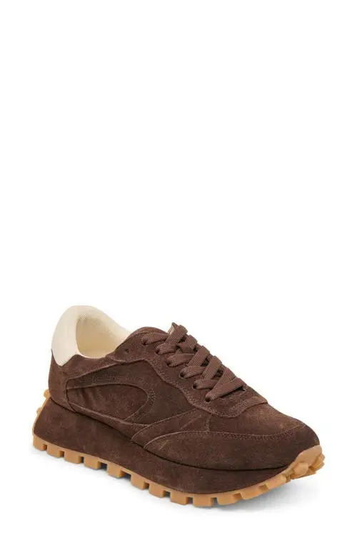 Dolce Vita Tricia Sneakers - Dark Brown Suede