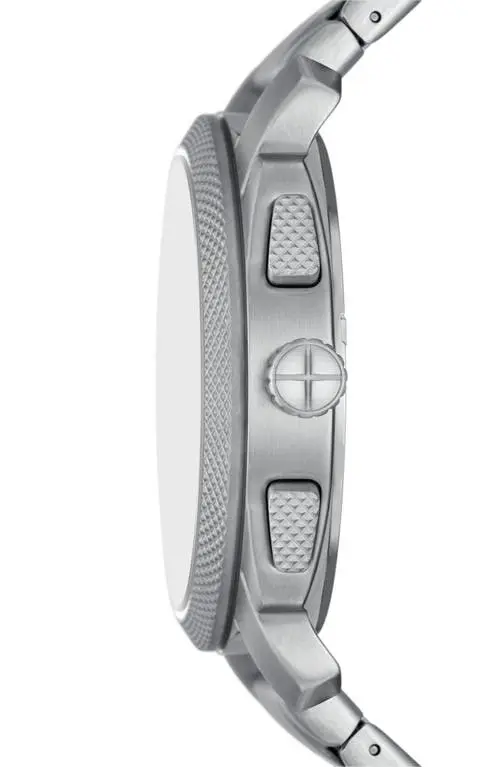 Fossil Machine Chronograph Bracelet Watch - Silver