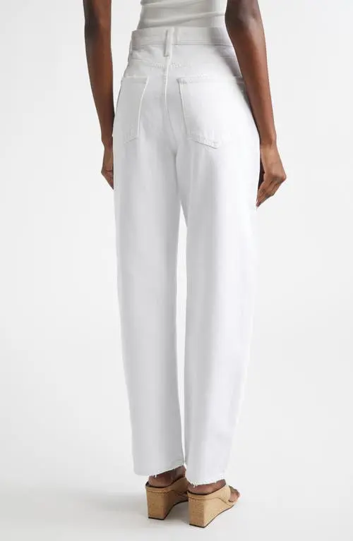 Alaïa Low Round Jeans - Blanc