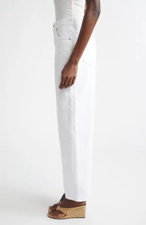 Alaïa Low Round Jeans - Blanc