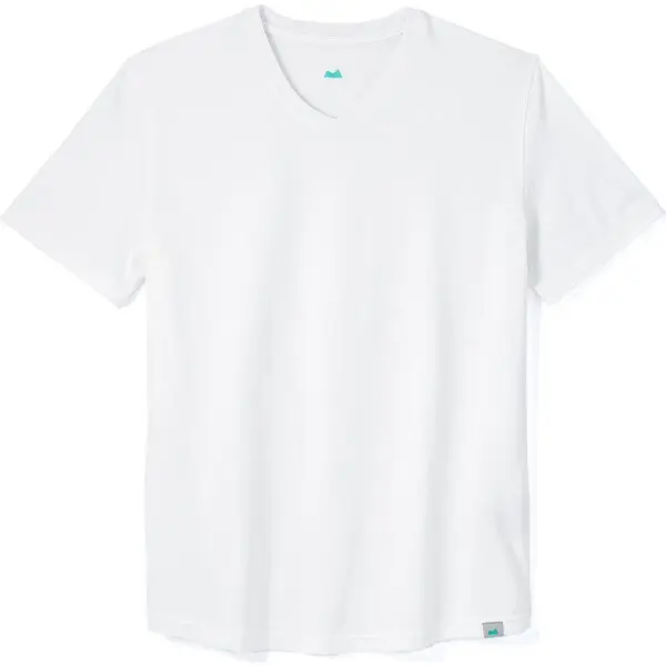 MYLES APPAREL Everyday V-neck T-shirt - White