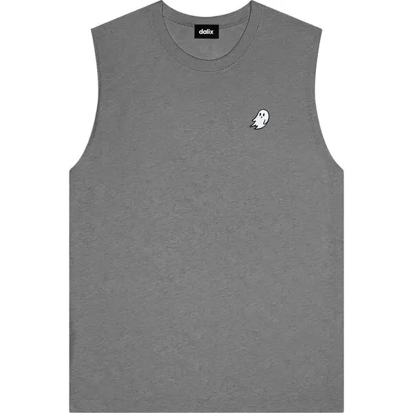 DALIX Ghost Lightweight Cotton Tank - Deep Htr