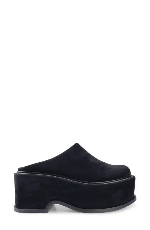 ARTISAN CRAFTED BY ZIGI Bizzy Platform Clog - Black Suede