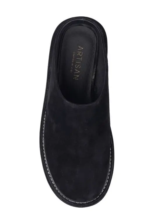 ARTISAN CRAFTED BY ZIGI Bizzy Platform Clog - Black Suede