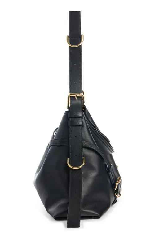 Givenchy Voyou Leather Shoulder Bag - Black