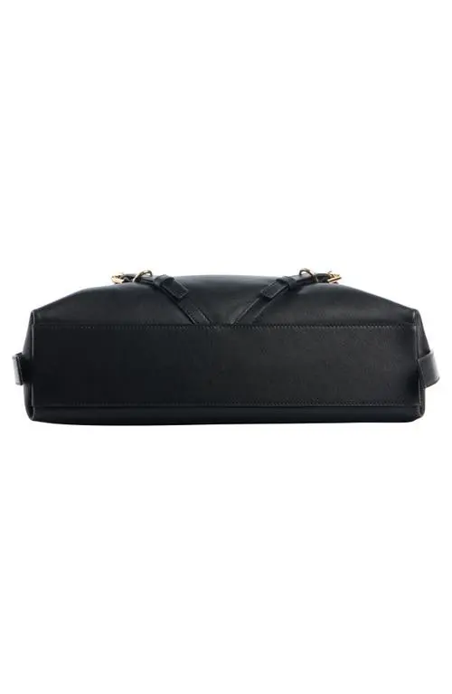 Givenchy Voyou Leather Shoulder Bag - Black