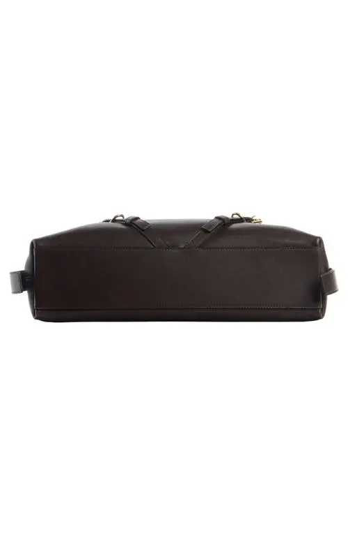 Givenchy Voyou Leather Shoulder Bag - Chocolate