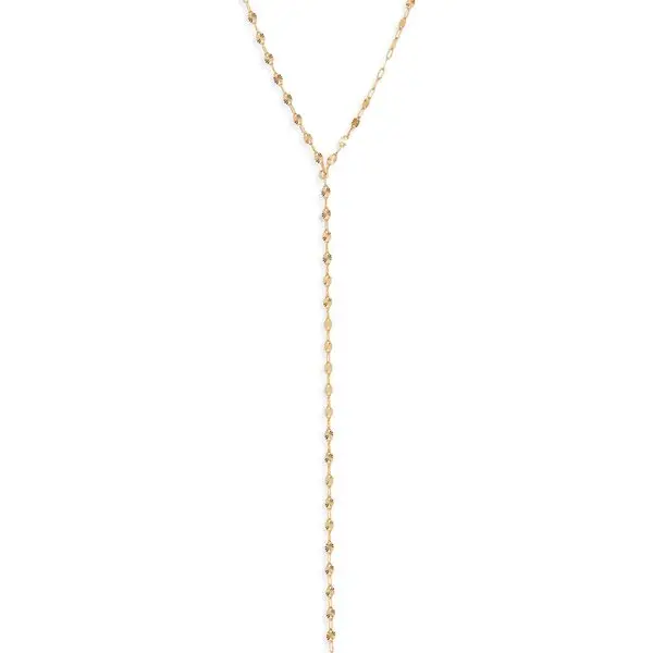 SET & STONES Rio Lariat Necklace - Gold