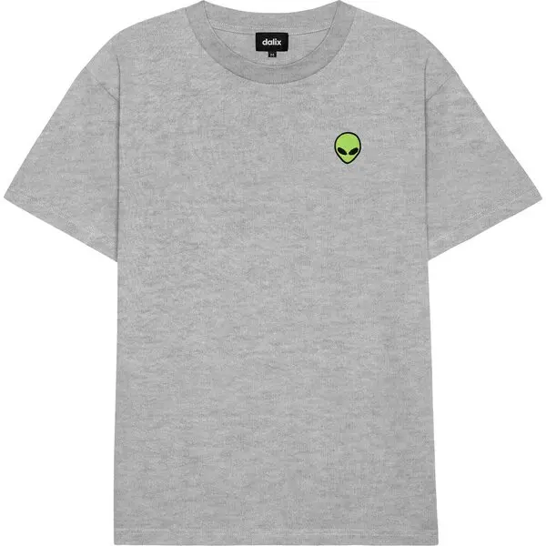 DALIX Alien Heavyweight Tee - Heather Gray