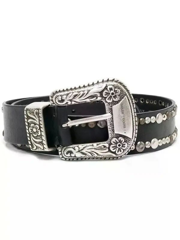 GOLDEN GOOSE Lace Belt With Decorative Buckle