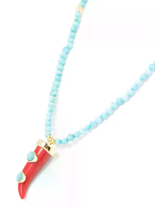 ESHVI Stone Pendant Necklace