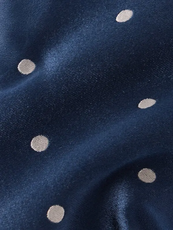 TOM FORD 8cm Polka-dot Silk-satin Tie - Blue