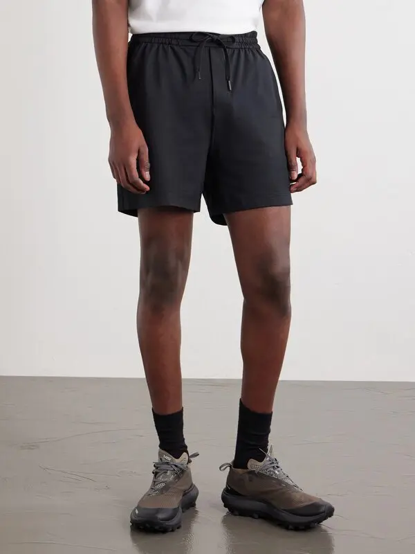 Lululemon Straight-leg Recycled-jersey Drawstring Shorts