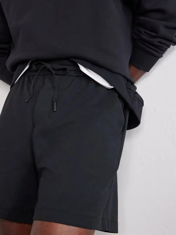 Lululemon Straight-leg Recycled-jersey Drawstring Shorts