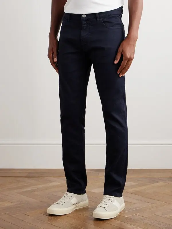 Ralph Lauren Purple Label Slim-fit Stretch Jeans - Blue