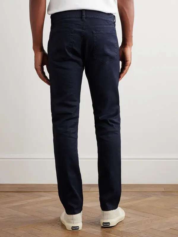 Ralph Lauren Purple Label Slim-fit Stretch Jeans - Blue