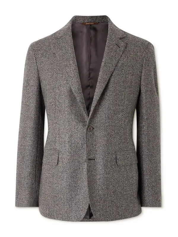 Canali Wool-blend Blazer - Gray