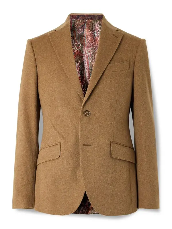 Etro Roma Cashmere Blazer - Brown