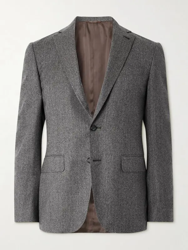 Canali Impeccabile Wool Suit Jacket - Gray