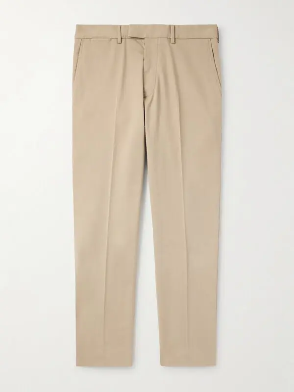 TOM FORD Tapered Cotton-blend Twill Chinos