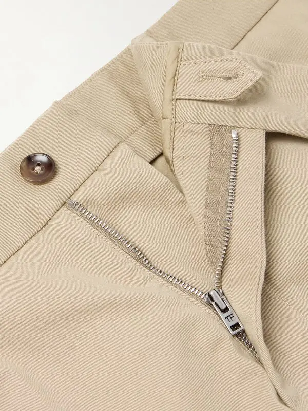 TOM FORD Tapered Cotton-blend Twill Chinos