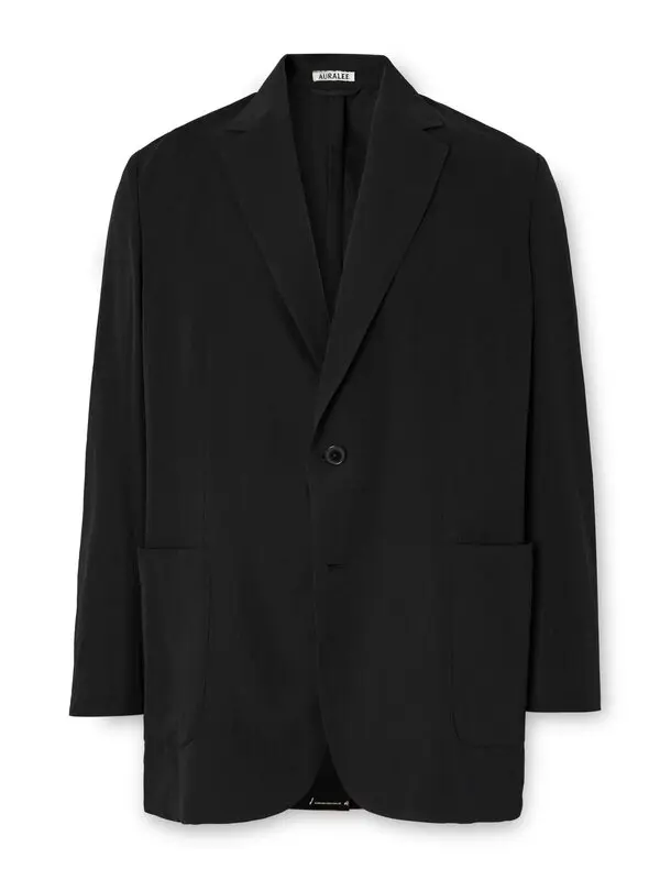 Auralee Oversized Cotton And Wool-blend Gabardine Blazer