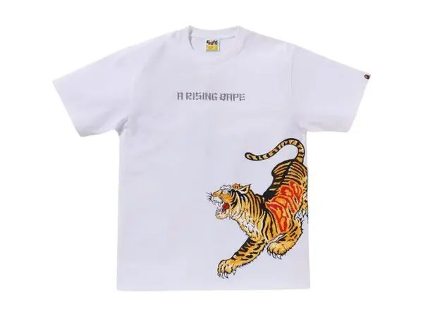 A BATHING APE Tiger And Dragon Tee Shirt - White