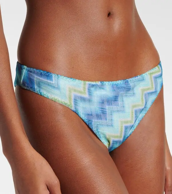 Missoni Zigzag One-shoulder Bikini - Multicoloured