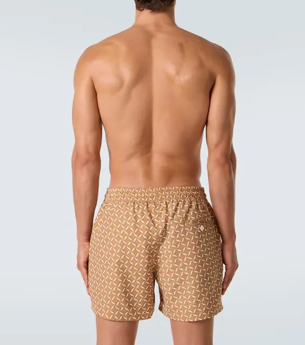 Frescobol Carioca Rio Printed Swim Trunks