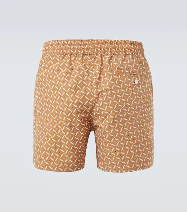 Frescobol Carioca Rio Printed Swim Trunks