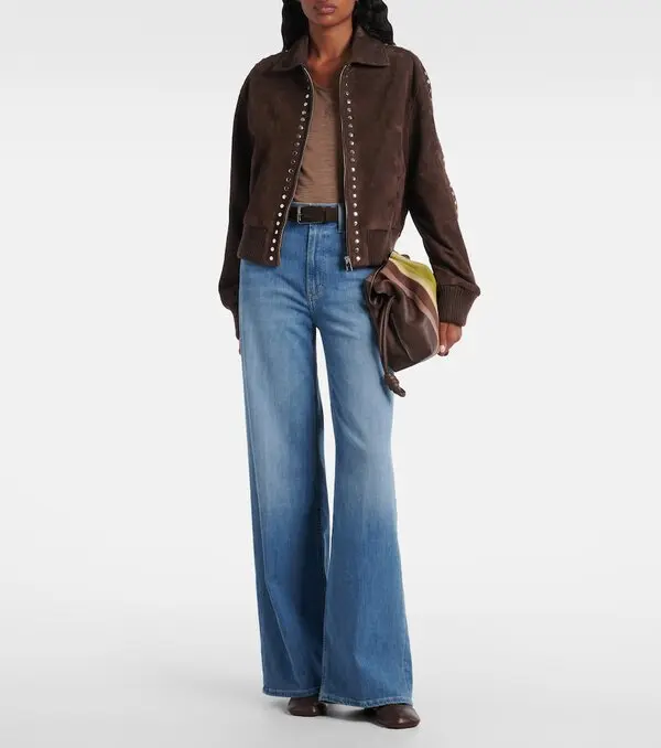 Citizens Of Humanity Lyra Long High-rise Wide-leg Jeans - Blue