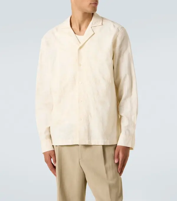 Frescobol Carioca Safra Jacquard Cotton-blend Shirt
