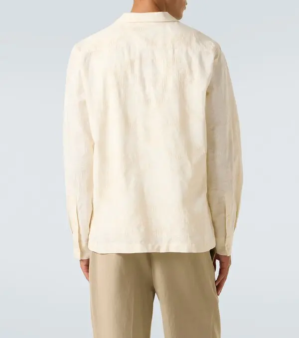 Frescobol Carioca Safra Jacquard Cotton-blend Shirt