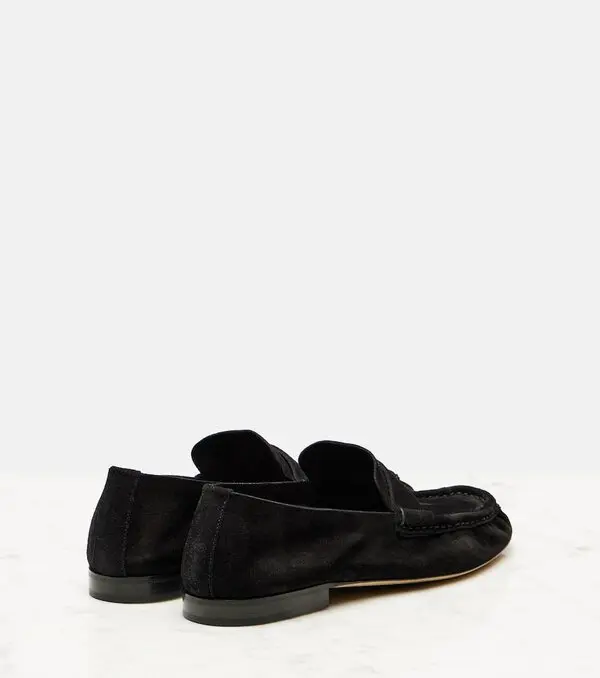 THE ROW Suede Loafers