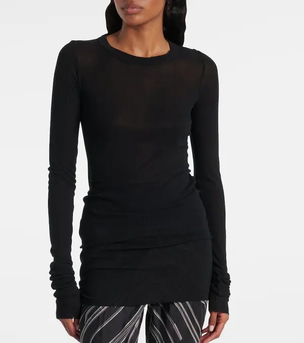 Rick Owens Ribbed-knit Top