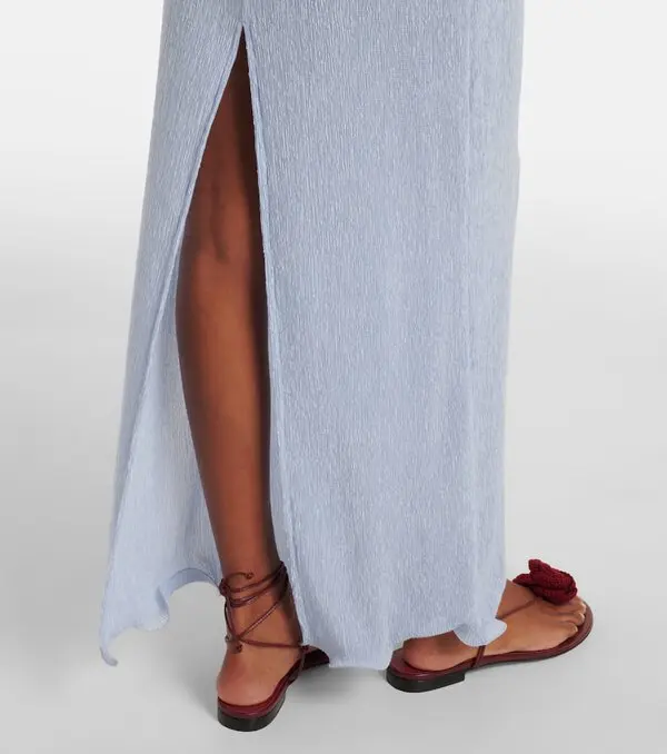 Magda Butrym Floral-applique Maxi Dress