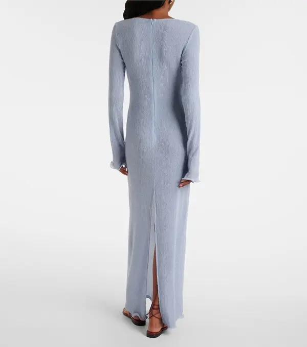 Magda Butrym Floral-applique Maxi Dress