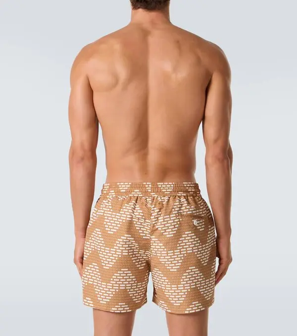Frescobol Carioca Rio Printed Swim Trunks