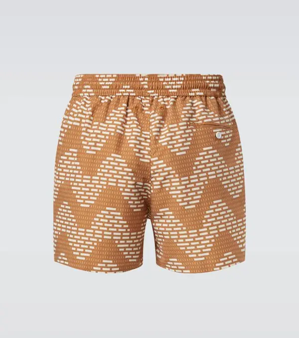 Frescobol Carioca Rio Printed Swim Trunks
