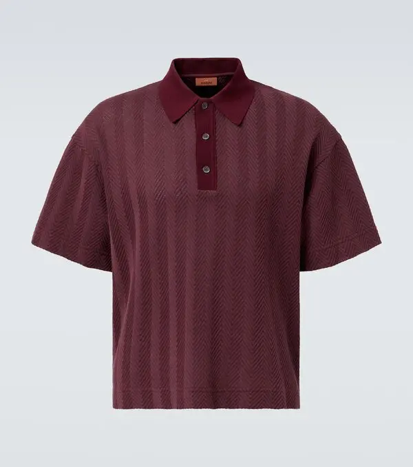 Missoni Zigzag Cotton-blend Polo Shirt