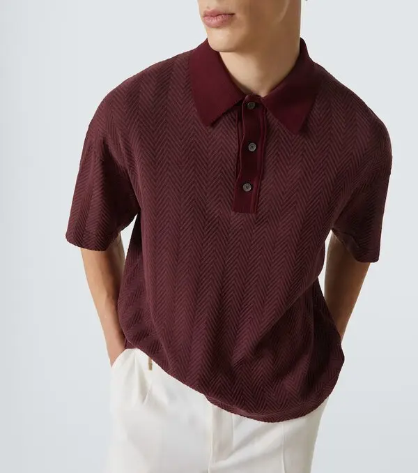 Missoni Zigzag Cotton-blend Polo Shirt