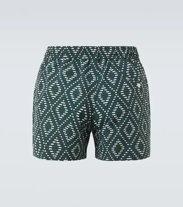 Frescobol Carioca Rio Printed Swim Trunks - Green
