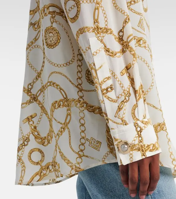 Balmain Chaînes Silk Shirt