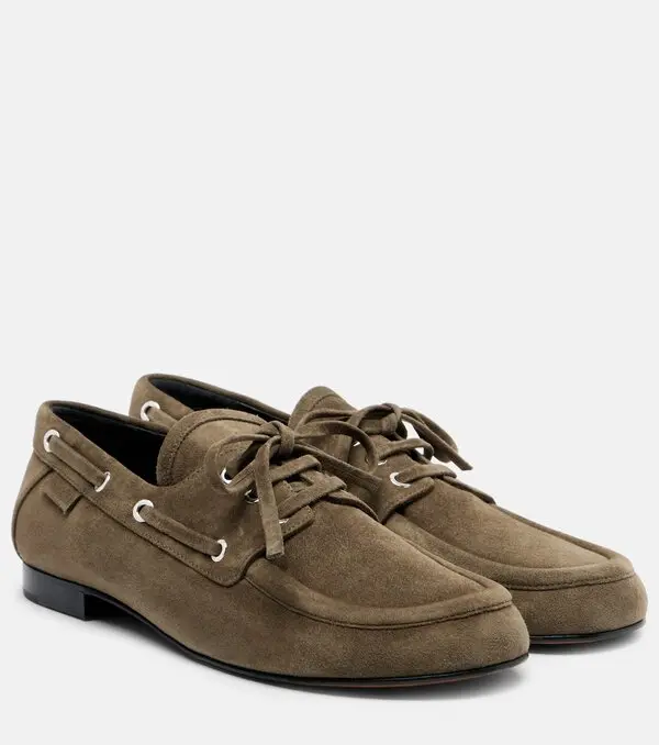 Proenza Schouler Deck Suede Loafers - Brown